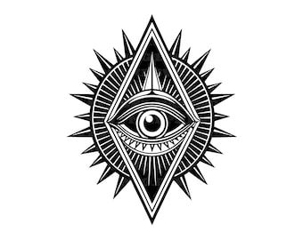 Evil Eye Svg, Mystical Svg, Halloween Svg, Witch, Gothic Svg, Halloween ...