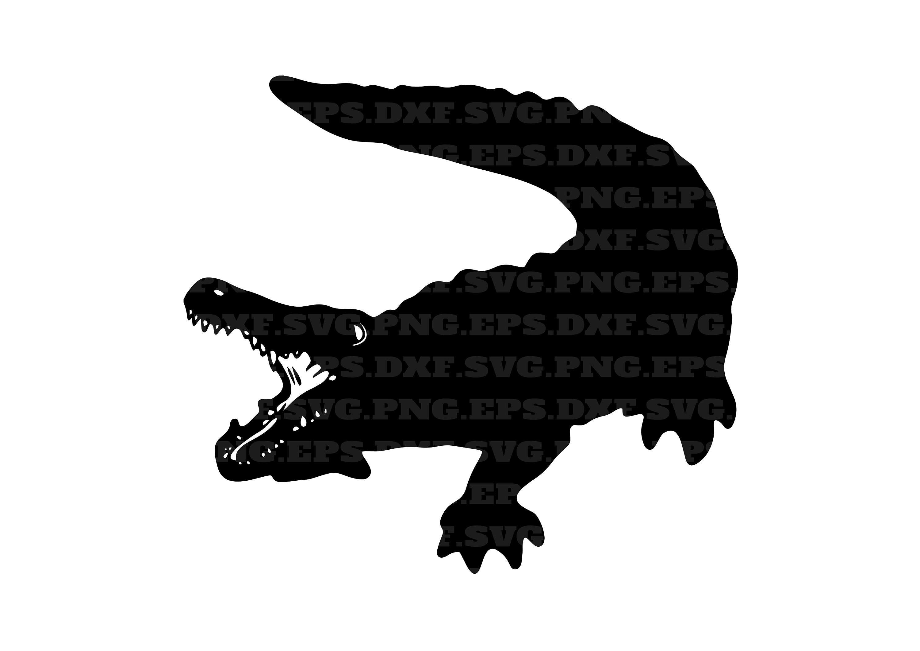 Alligator svg png and svg png files instant download | Etsy