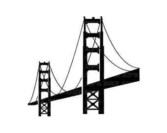 Golden Gate Bridge Png - Etsy