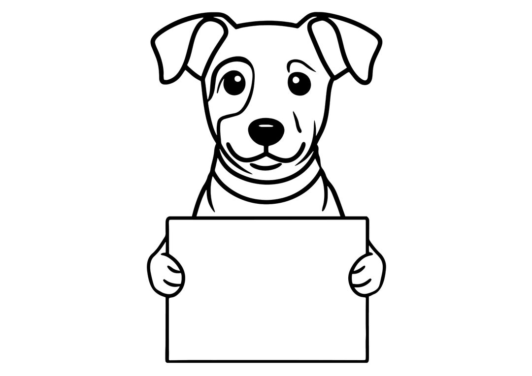 Jack Russell Dog Svg With Textbox, Peeking Dogs Svg, Png Cut Files, Dog ...