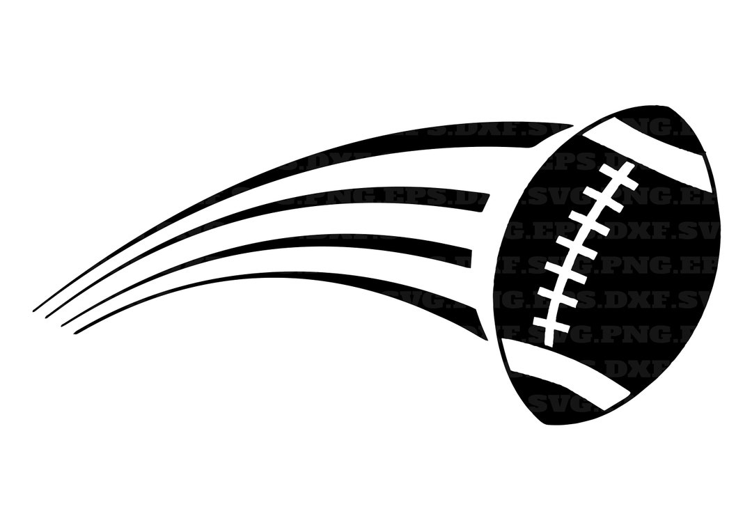 Digital American Football Ball SVG Design Instant Download / Football ...