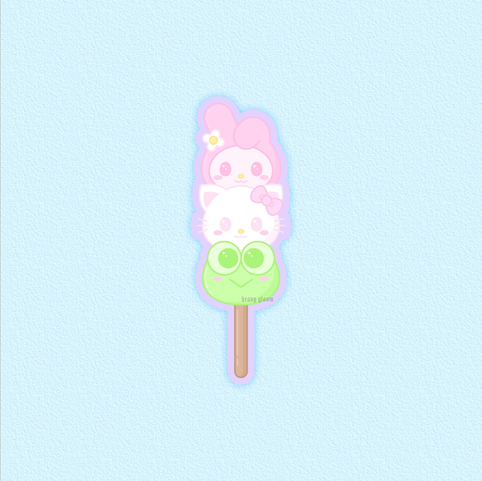 Dango Friends 3 Matte Vinyl Sticker - Etsy