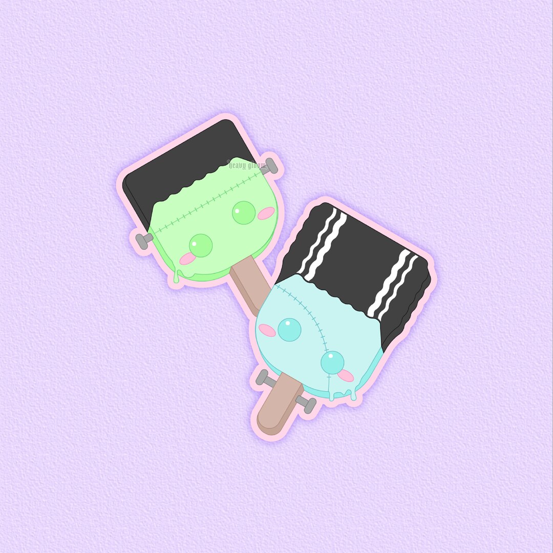 Frankenpops - 3" Matte Vinyl Sticker - Etsy