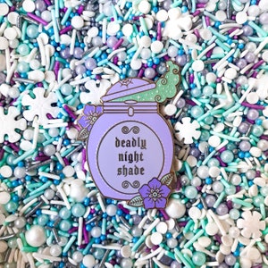 Belladonna - Gold Plated Hard Enamel Pin - Etsy