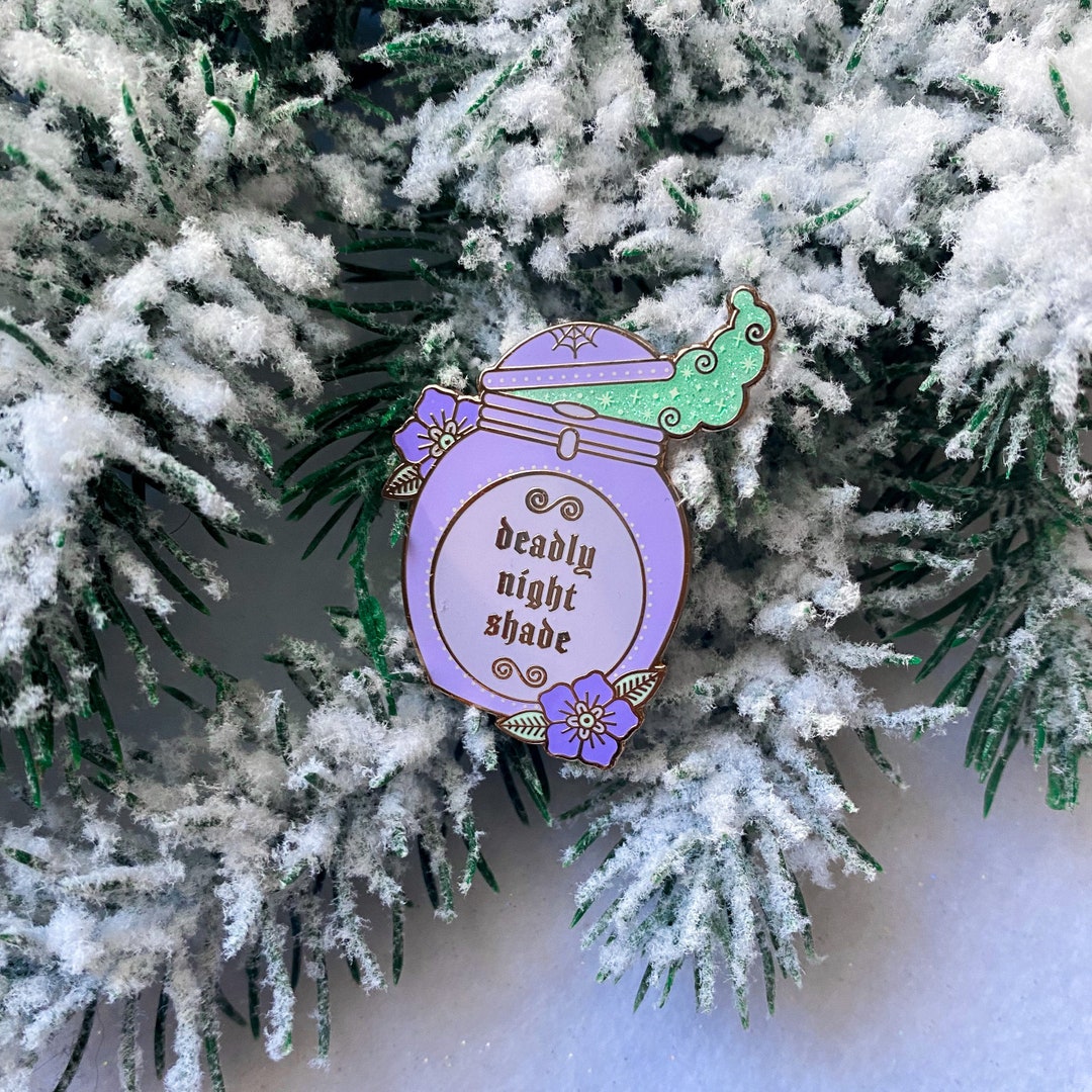 Belladonna - Gold Plated Hard Enamel Pin - Etsy