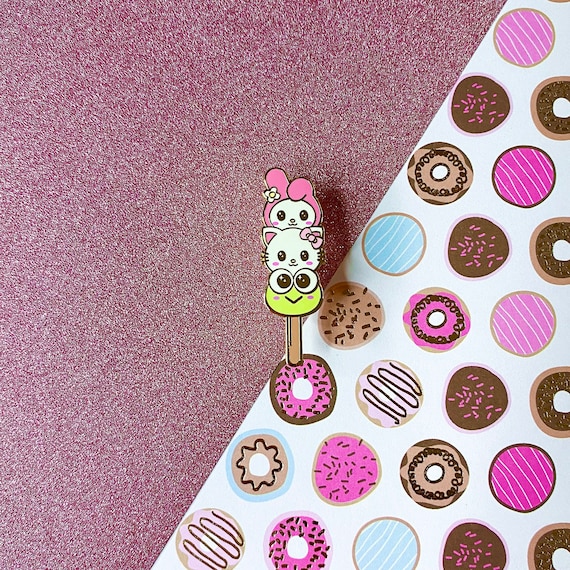 Dango Friends 1.7 Gold Plated Hard Enamel Pin | Etsy