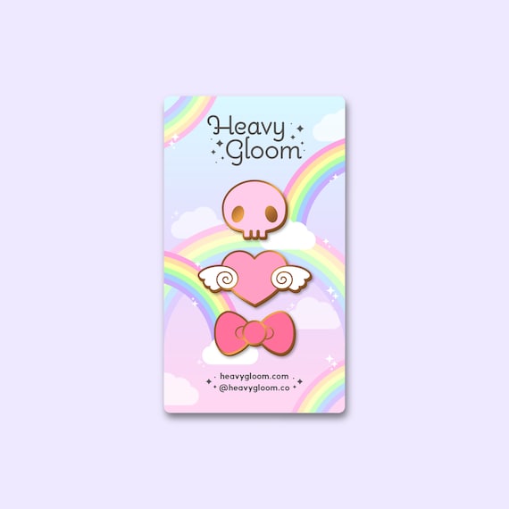 Kawaii Pocket Pals Mini Pin Set | Etsy