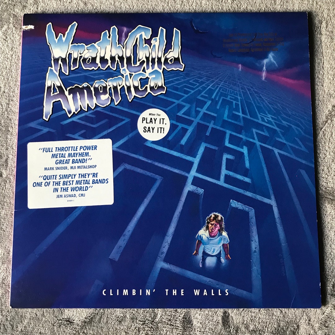 Wrathchild America Climbin the Walls Promo LP Vinyl Record - Etsy