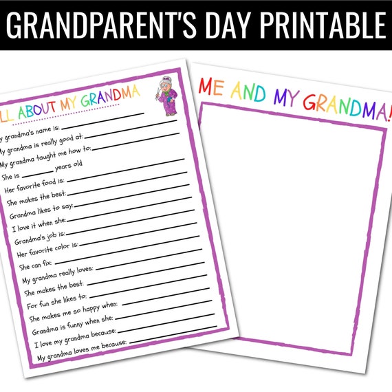 Grandparents Day Questionnaire