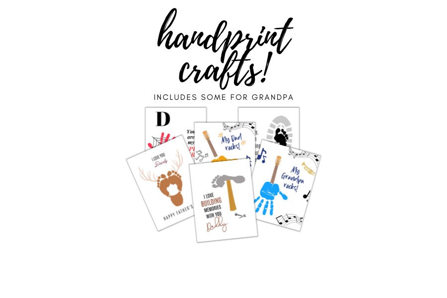 Ultimate Father's Day Printable Bundle - All About My Dad, Handprint ...