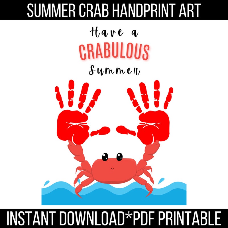 Sea Animal Handprint - Etsy