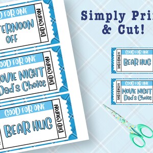 Father's Day Gift | Father's Day Printable | Father's Day Coupon Book ...