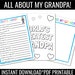 Father's Day BUNDLE | All About My Dad INSTANT Download | |kids Fathers ...