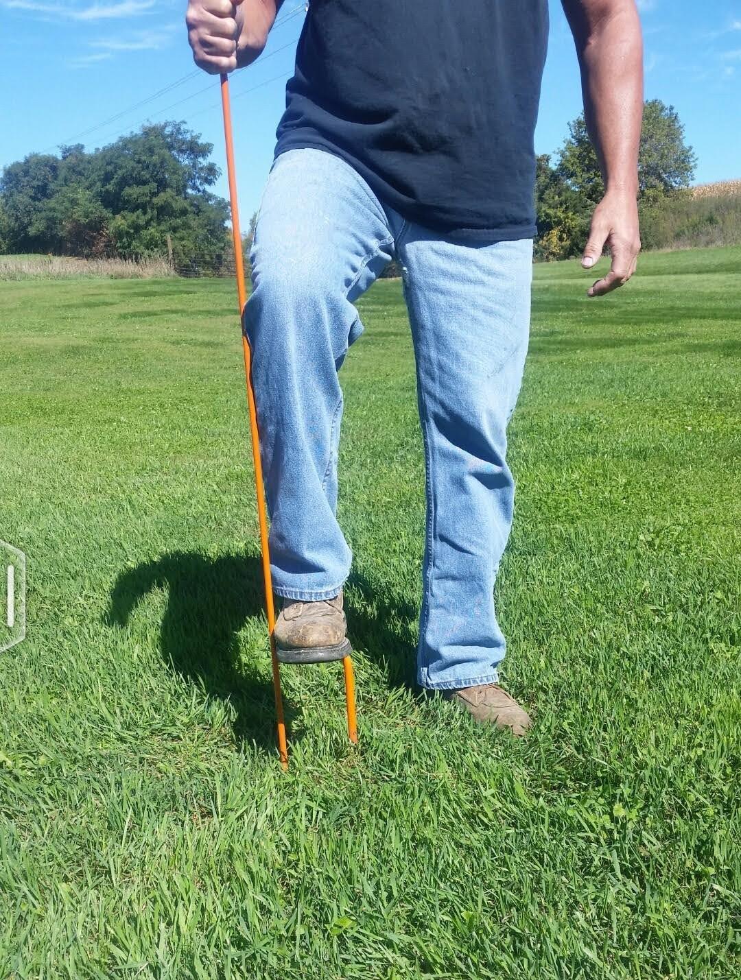 EZ Step-in Posts- Solid Steel- Powder Coated- Lifetime Warranty 60" or ...