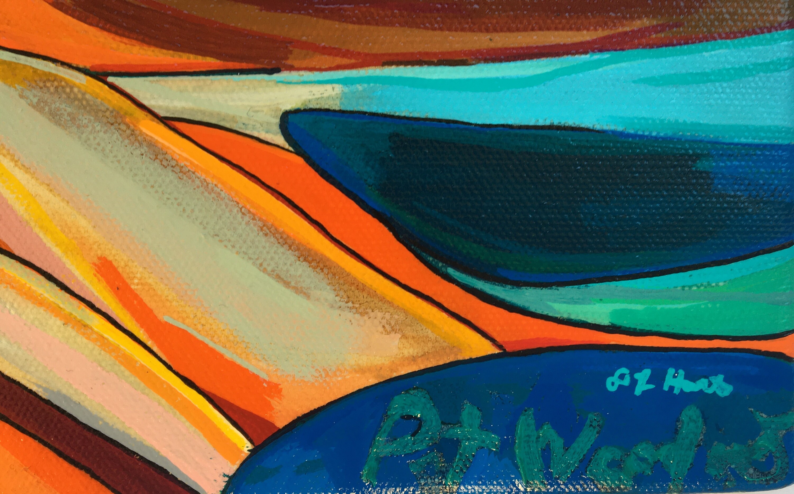 Optional Beach Painting by Patrick Wood & David Lee Hartle - Etsy