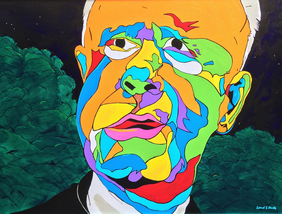 Rainbow Roy Painting by David Lee Hartle 2019 - Etsy