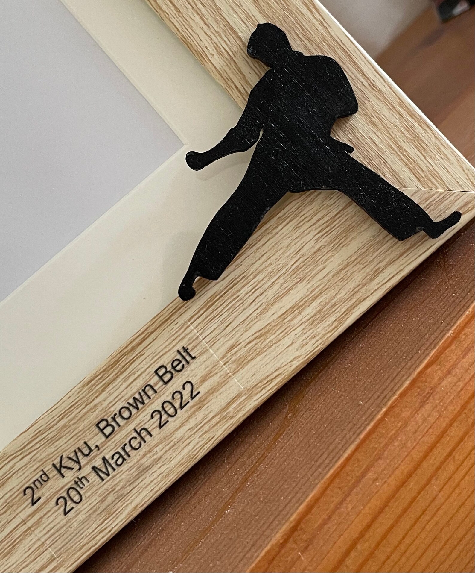 Karate - Personalised Photo Frame - Karate, Black Belt, Martial Arts ...