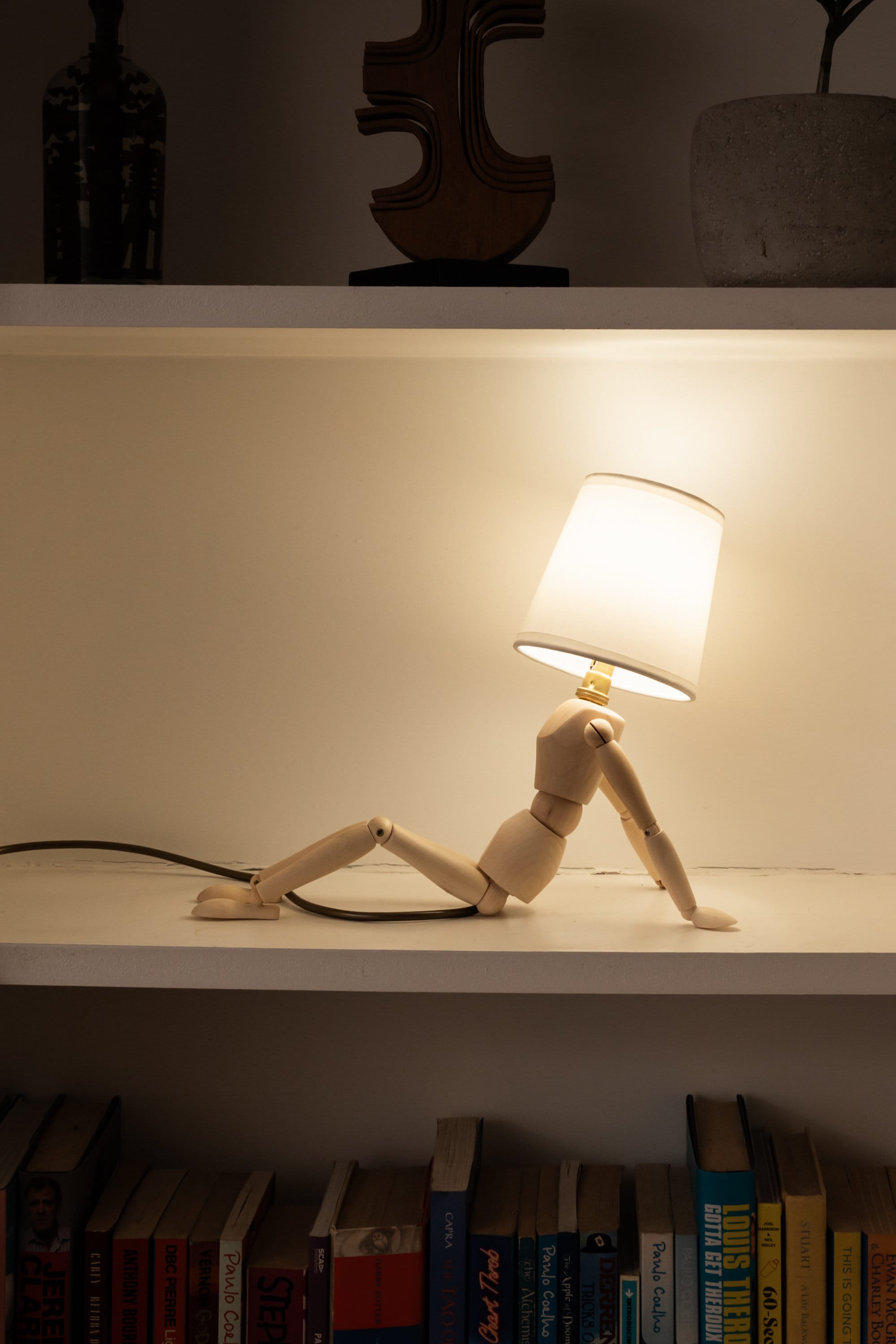 Table Lamp, Mannequin Lamp, Bedside Light, Man Cave, Desk Lamp, Home ...