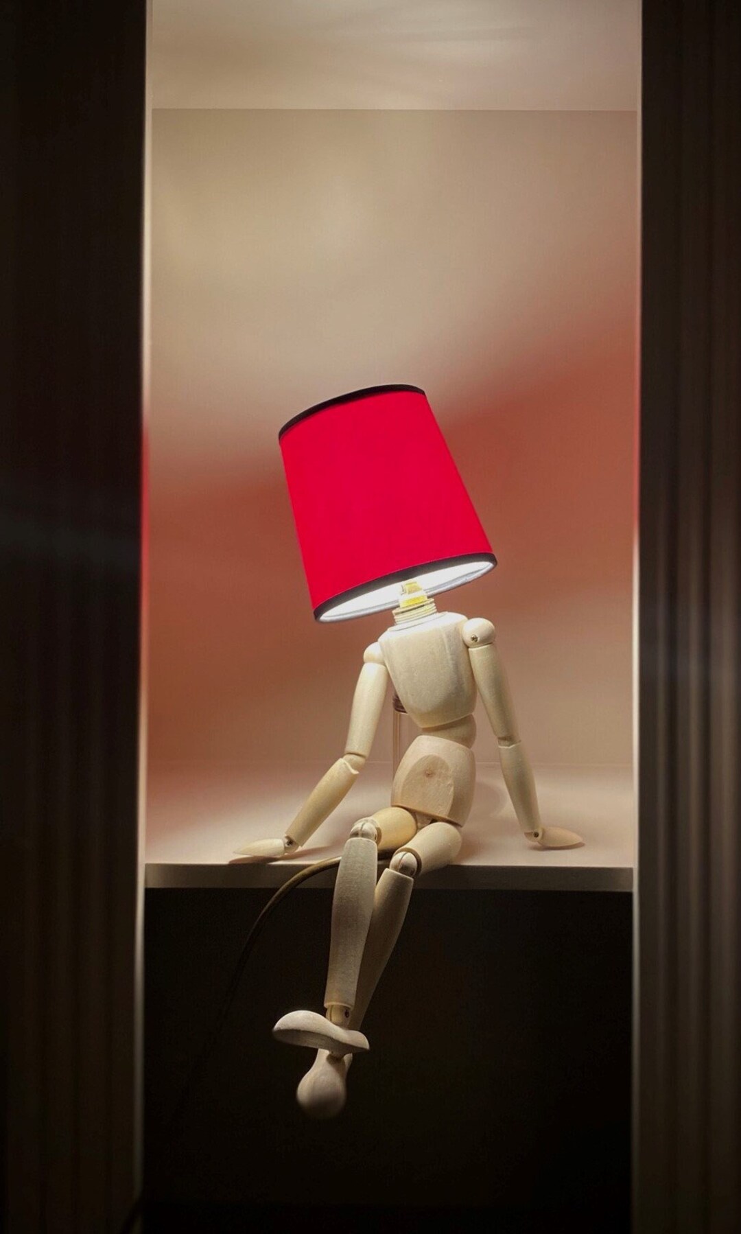 Table Lamp, Mannequin Lamp, Bedside Light, Man Cave, Desk Lamp, Home ...