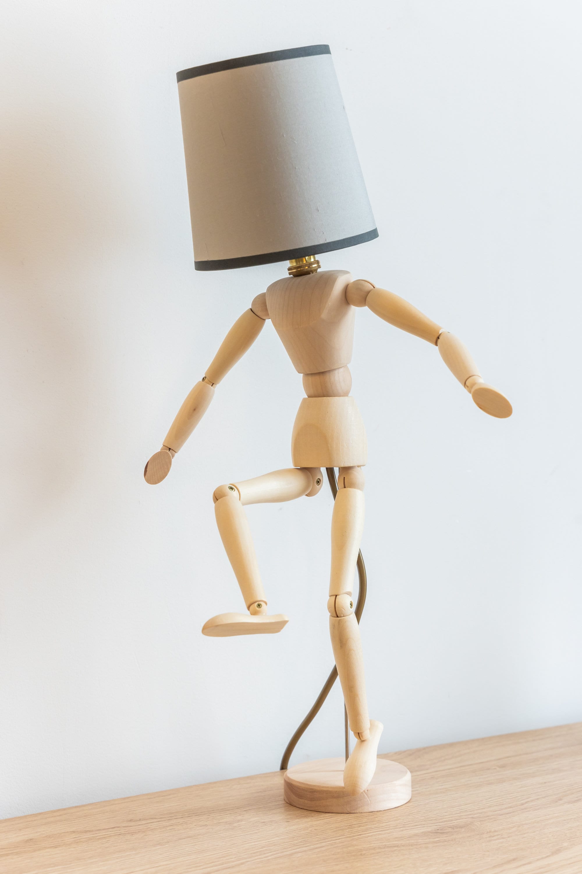 Mannequin Man Lamp, Bedside Lamp, Living Room Table Lamp, Man Cave Lamp ...