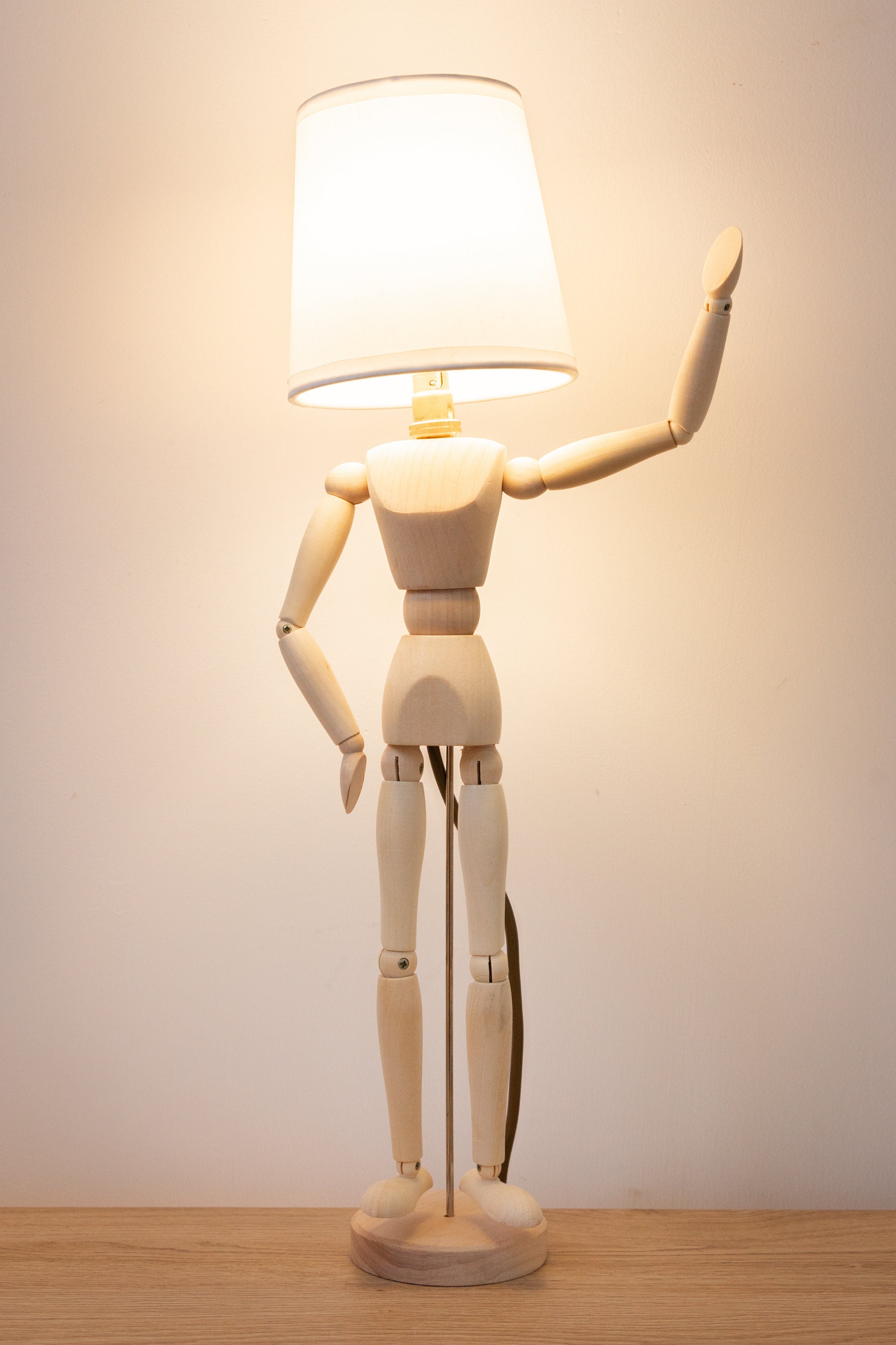 Table Lamp, Mannequin Lamp, Bedside Light, Man Cave, Desk Lamp, Home ...