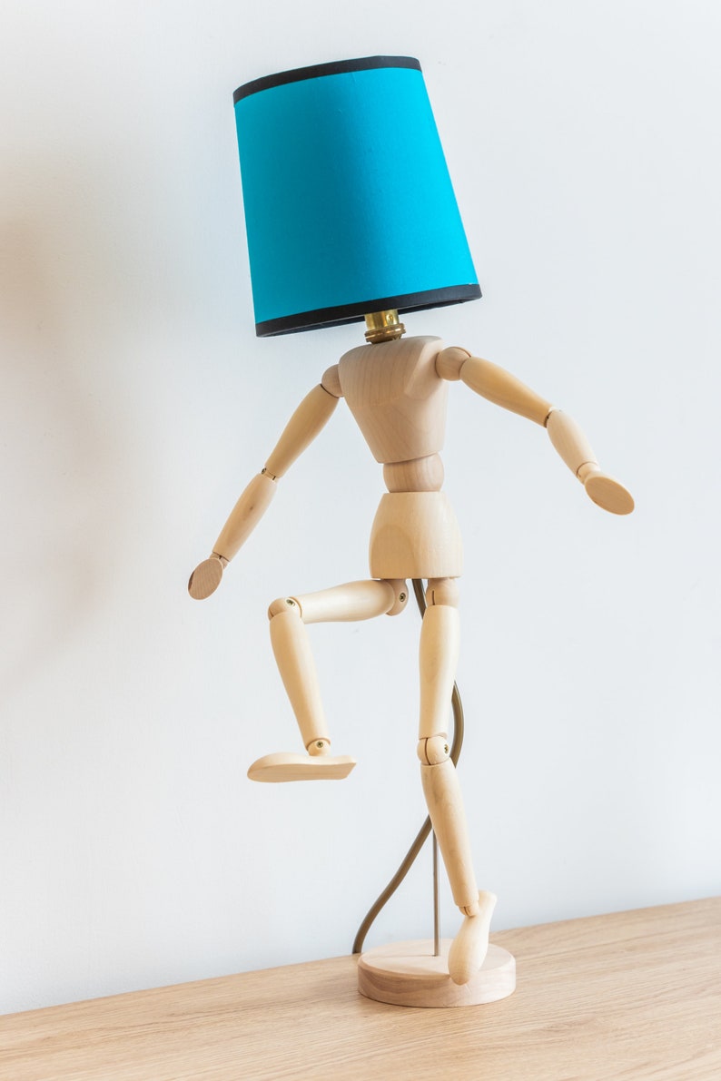 Mannequin Lamp Bedside Lamps Table Lamp Man Cave Lamp Desk - Etsy