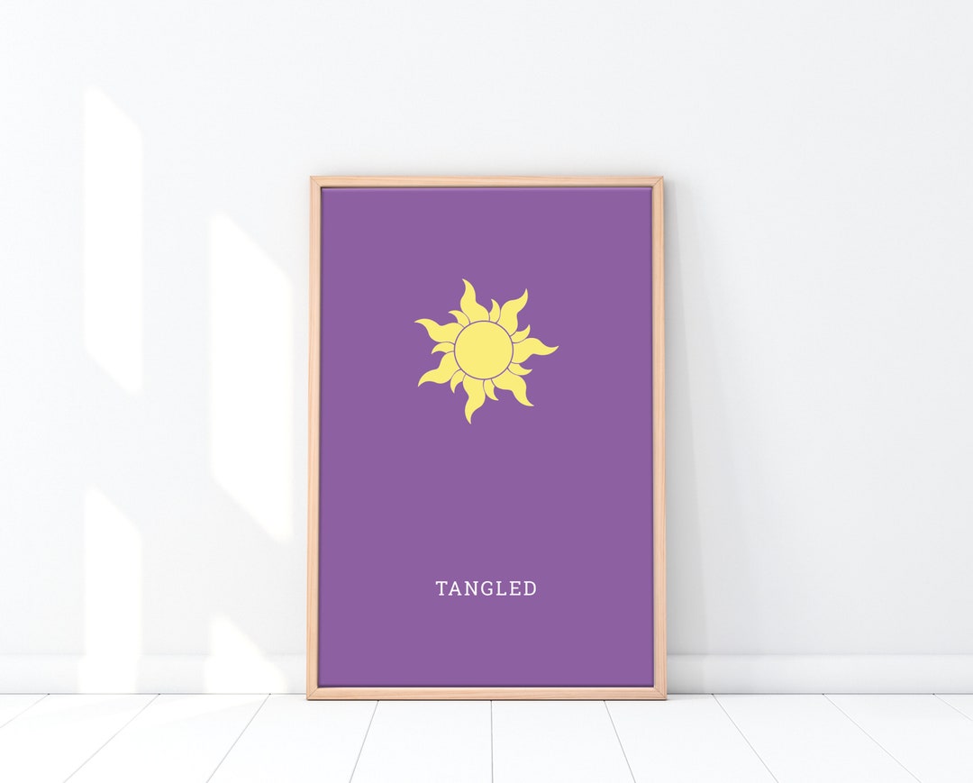 Tangled Minimalist Movie Poster - Etsy