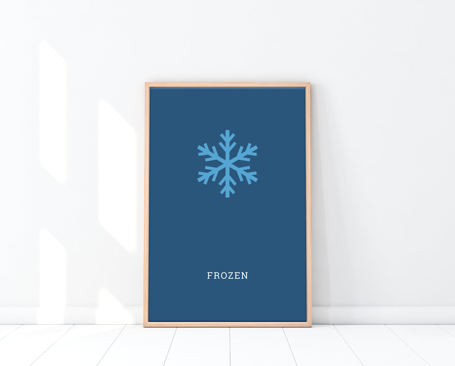Frozen Minimalist Movie Poster - Etsy