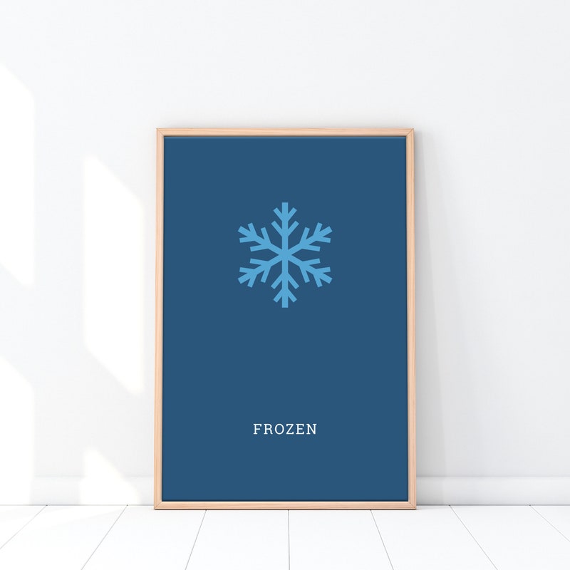Frozen Poster - Etsy