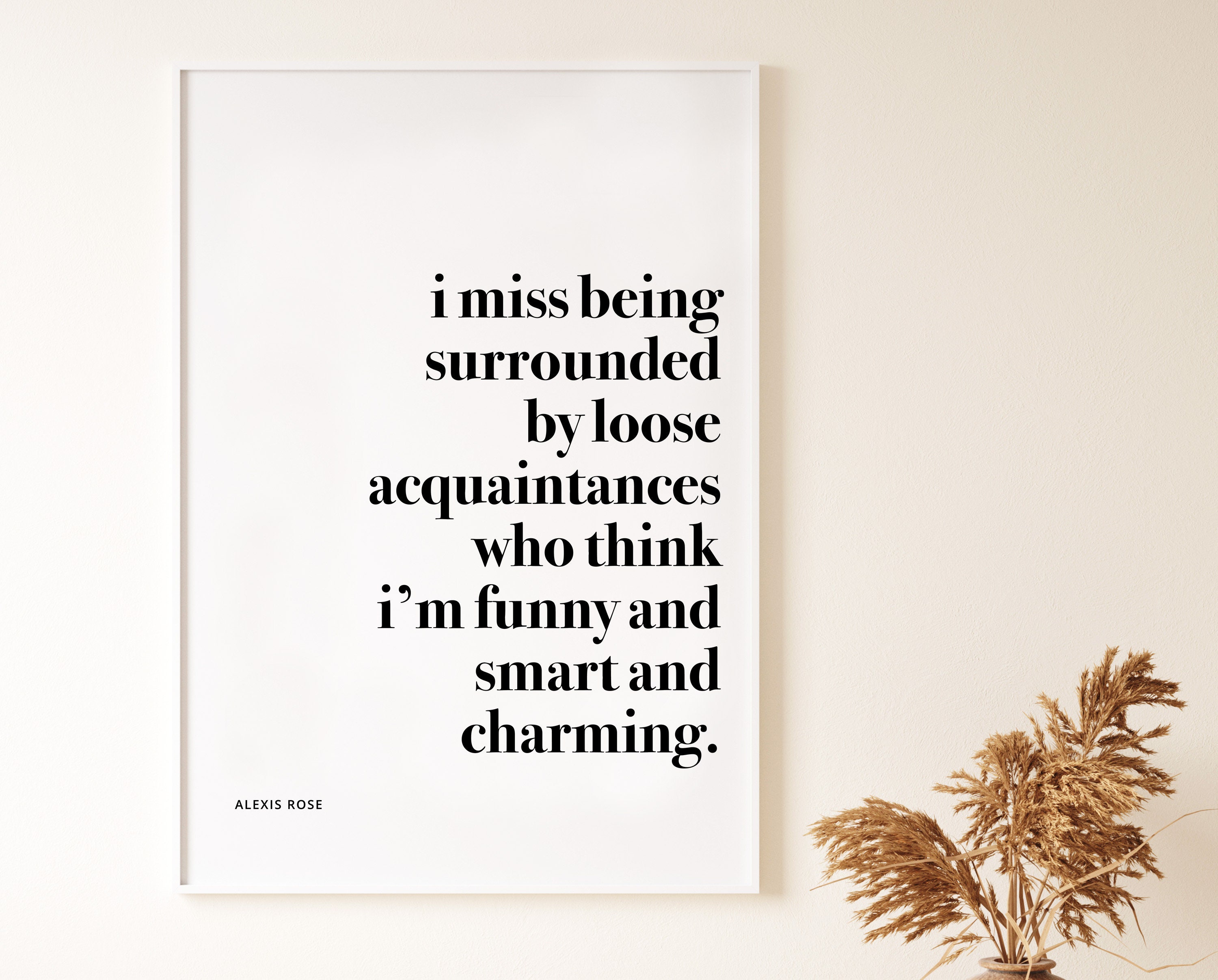 Schitt's Creek Alexis Rose Poster, acquaintances - Etsy