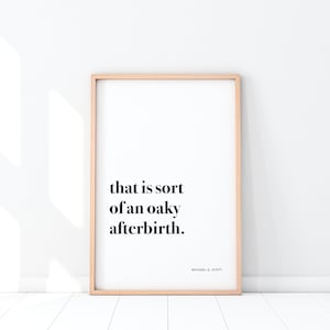The Office Michael Scott Poster Oaky Afterbirth | Etsy