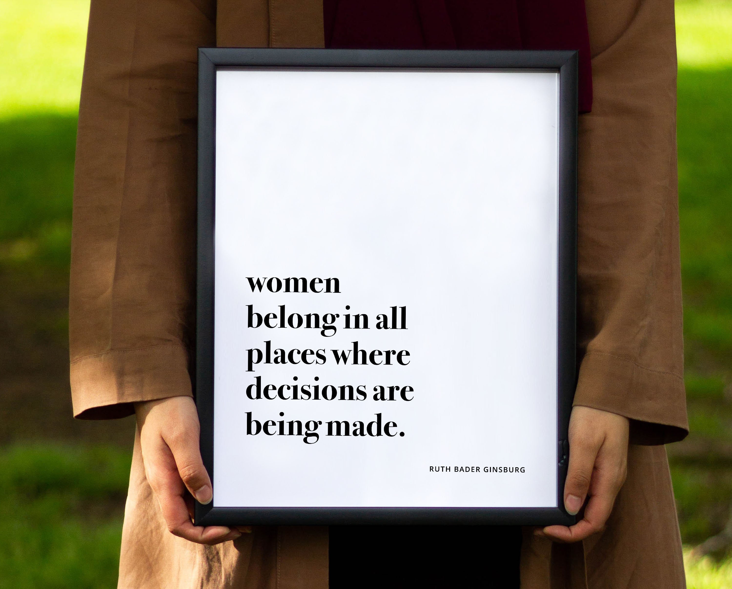 Ruth Bader Ginsburg women Belong Poster - Etsy