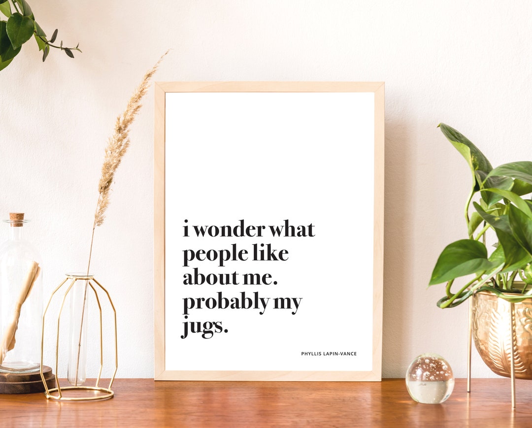 The Office Phyllis Lapin-vance Poster, jugs - Etsy