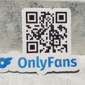 Onlyfans QR Code Car Sticker - Circle Hand Game or Rick Roll - UV ...