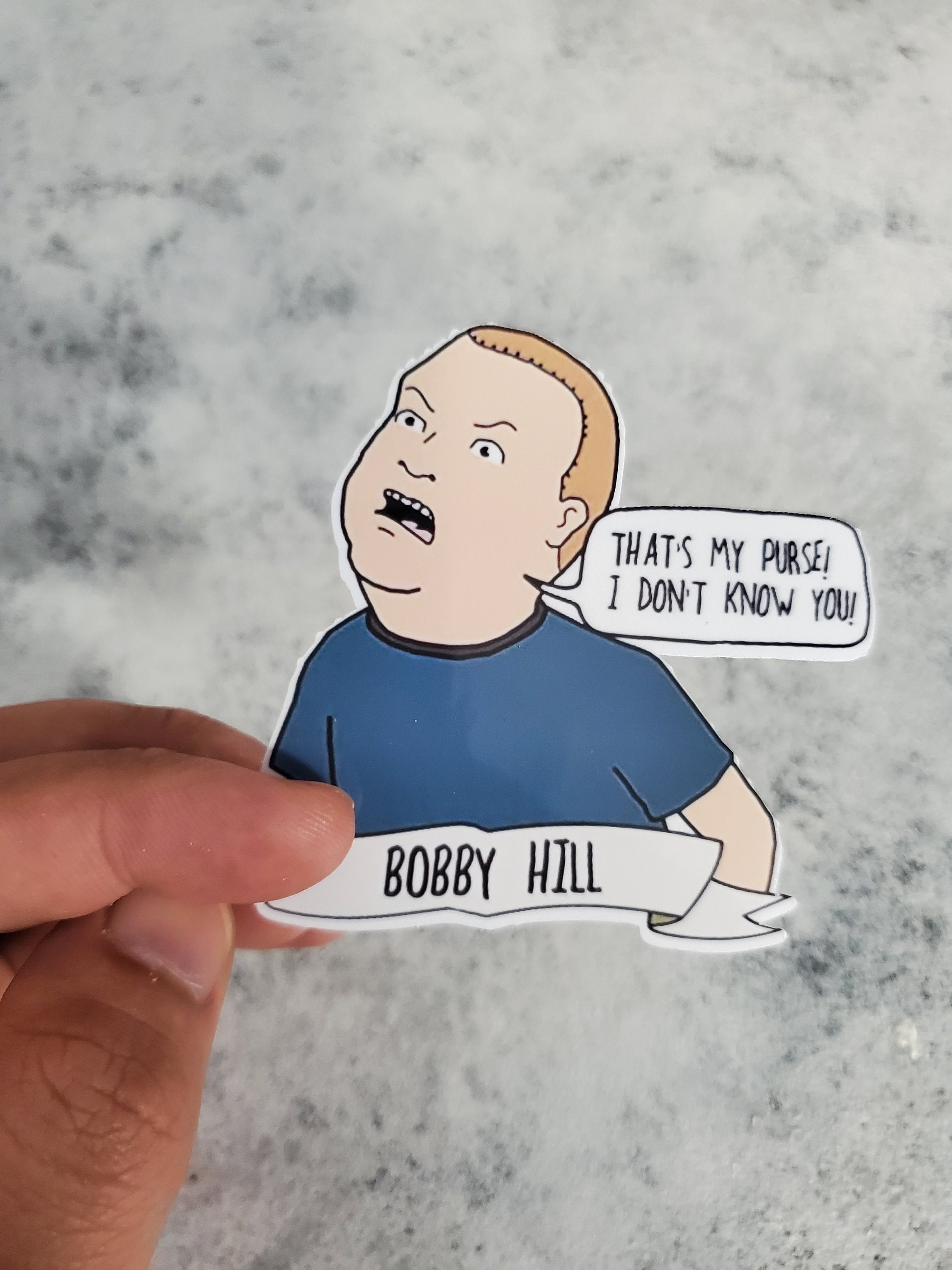 6PCS - Hill Stickers - Bobby, Dale, Cotton - Etsy