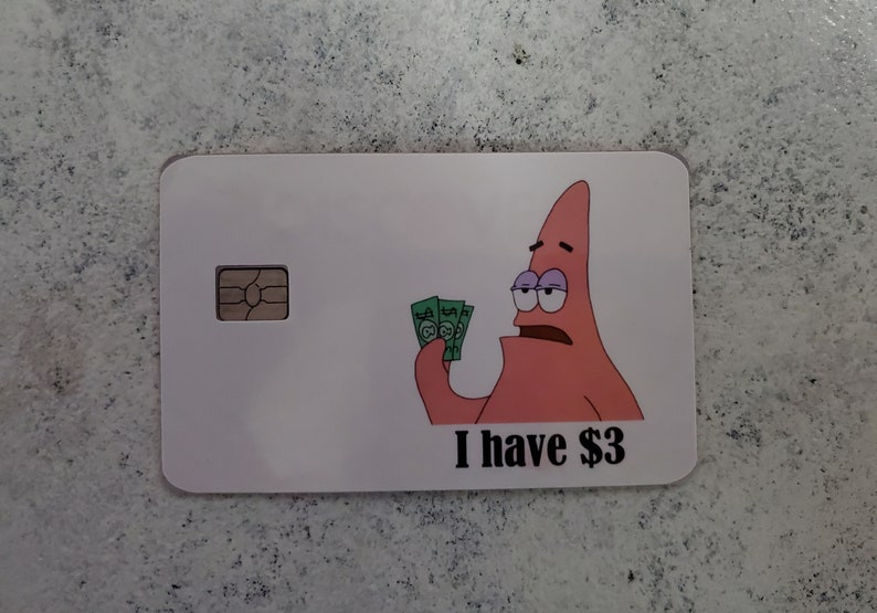 Spongebob Squarepants Debit Credit Card Cover Sticker - Etsy