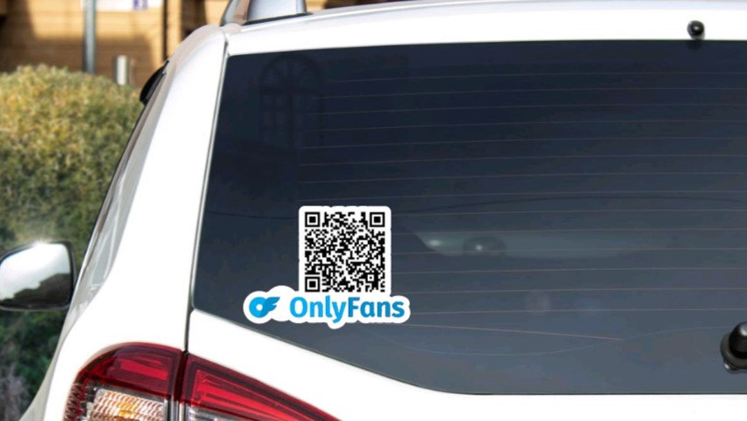 Onlyfans QR Code Car Sticker - Circle Hand Game or Rick Roll - UV ...
