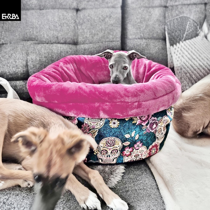 Pink Dog Bed - Etsy