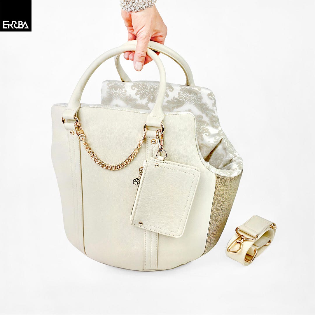 Elegante bolso para transportar perros, bolso de lujo para mascotas ...