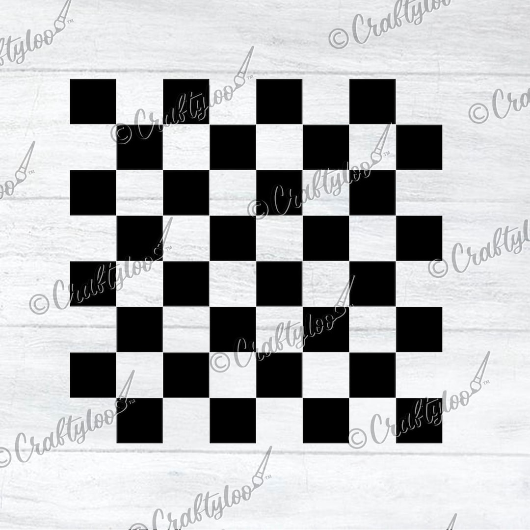Chessboard/checkerboard Decal | Vinyl Decal/sticker - Etsy