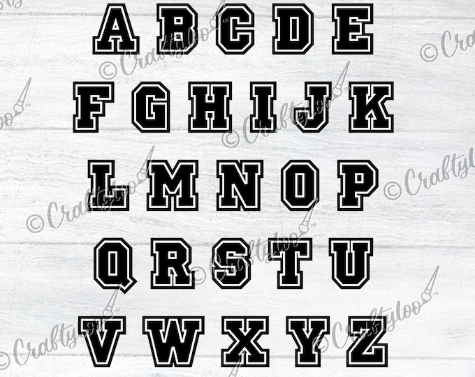 Varsity Letter P Decal Sticker Vinyl Window Laptop College Athletic ...