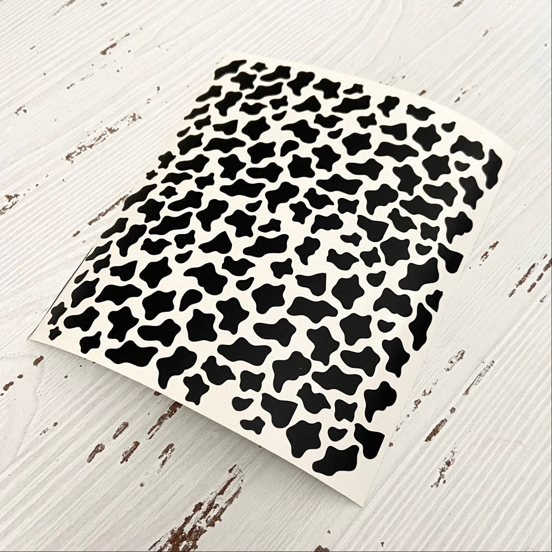 Cow Print Sticker Sheet | Vinyl Decal/stickers - Etsy