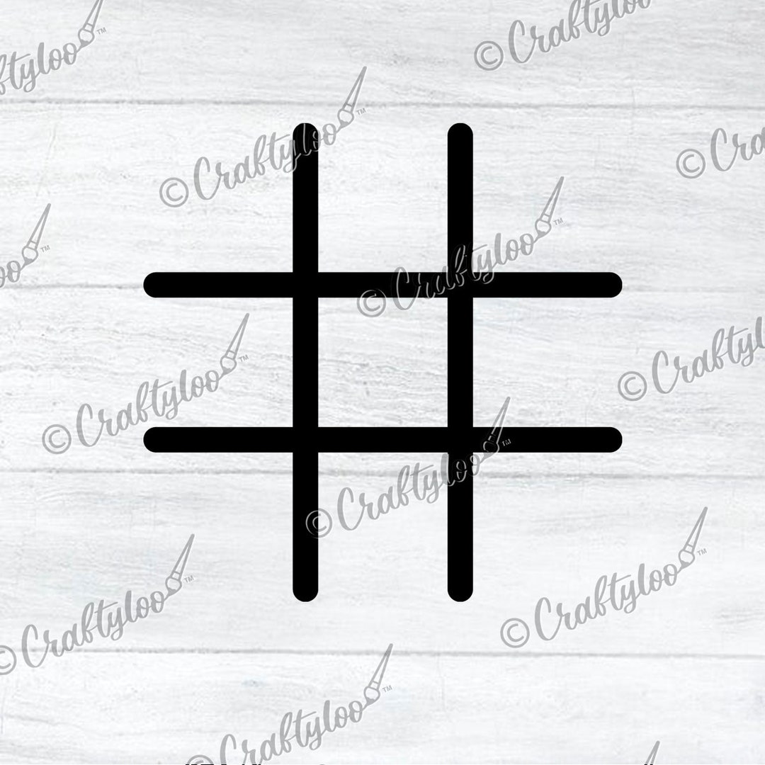 Tic-tac-toe Decal | Vinyl Decal/sticker - Etsy