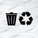 Trash Recycle and Compost Vinyl Decal Set - Etsy