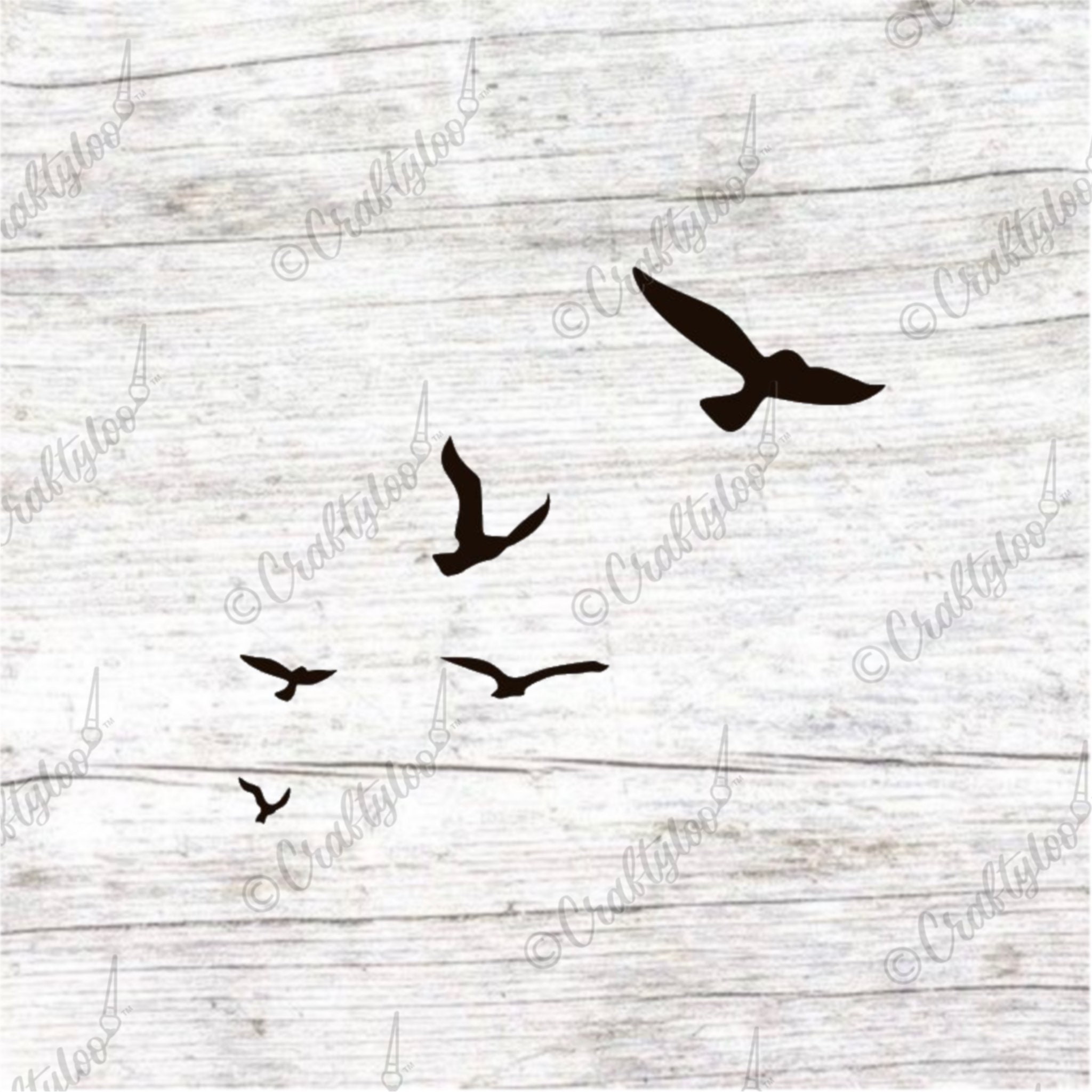 Flying Birds Vinyl Decal/sticker for Laptop or Tablet - Etsy