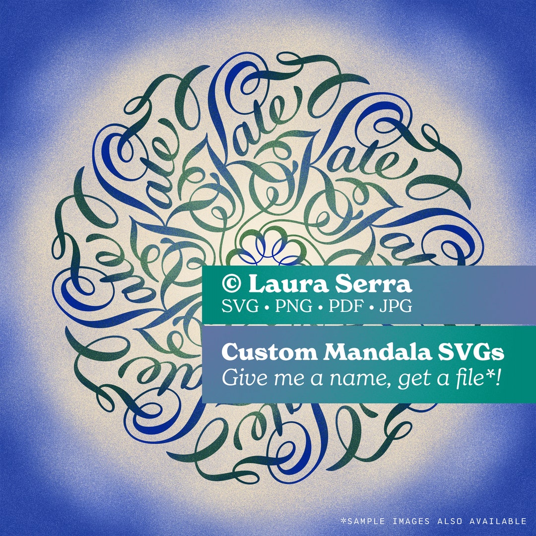 Custom Mandala Svgs (for Personal Use) - Etsy