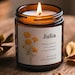 October Birth Flower Candle, Personalized Birthday Gift, Birthday ...