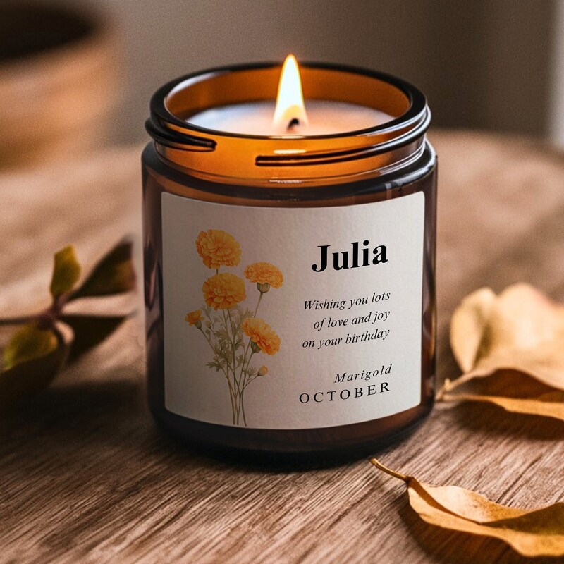 August and October Flower - Etsy