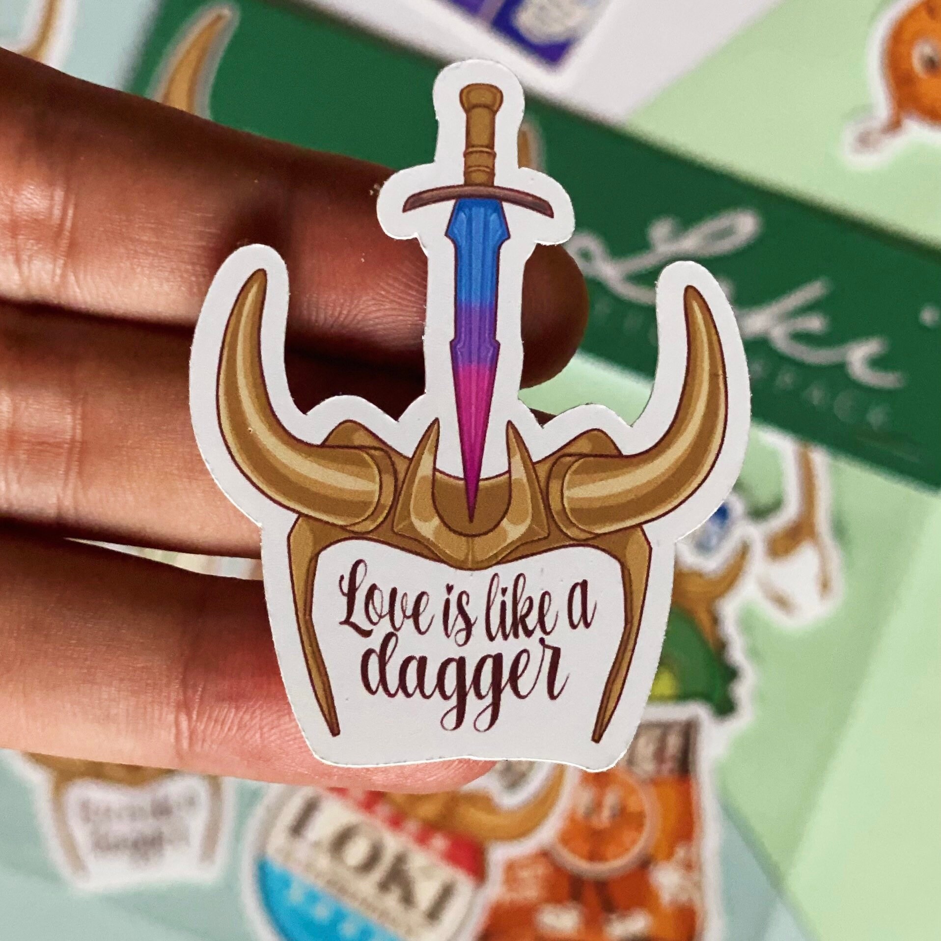 Loki Series Season 1 Sticker Pack 7 Loki Stickers Marvel | Etsy