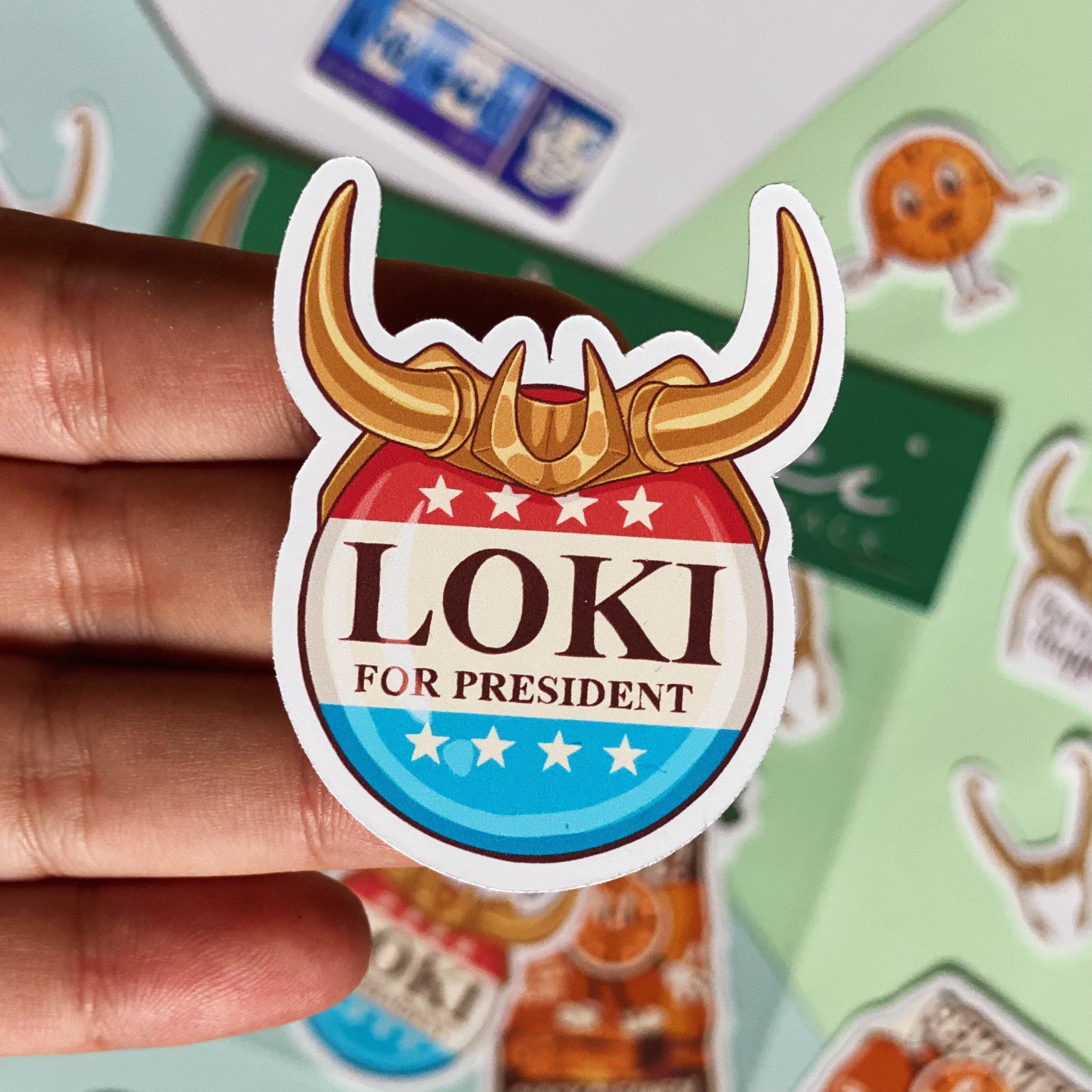 Loki Series Season 1 Sticker Pack 7 Loki Stickers Marvel | Etsy